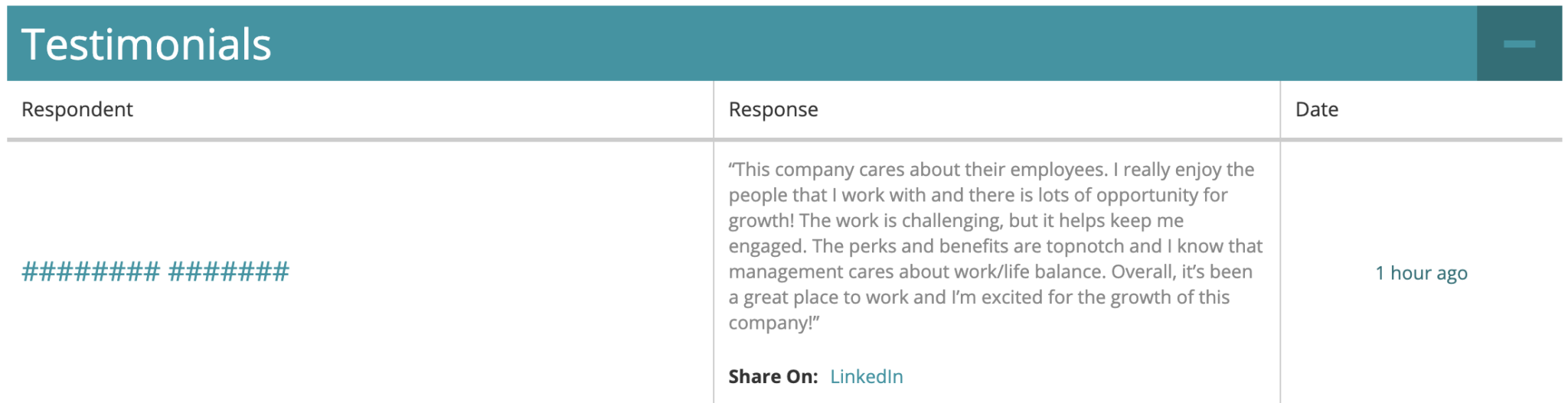 Sharing Employee Testimonials | ClearlyRated